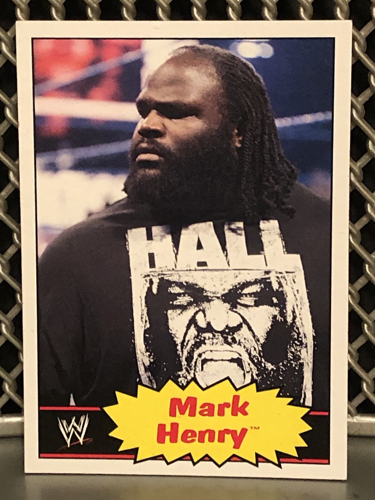 2012 Topps Heritage Mark Henry WWE Wrestling Card 1985 #26 WWF WCW AEW ...