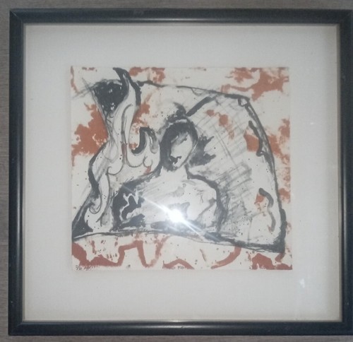 1996 Red Man by T. Todd | Charcoal Drawing | 2 of 6 (Signed) | eBay