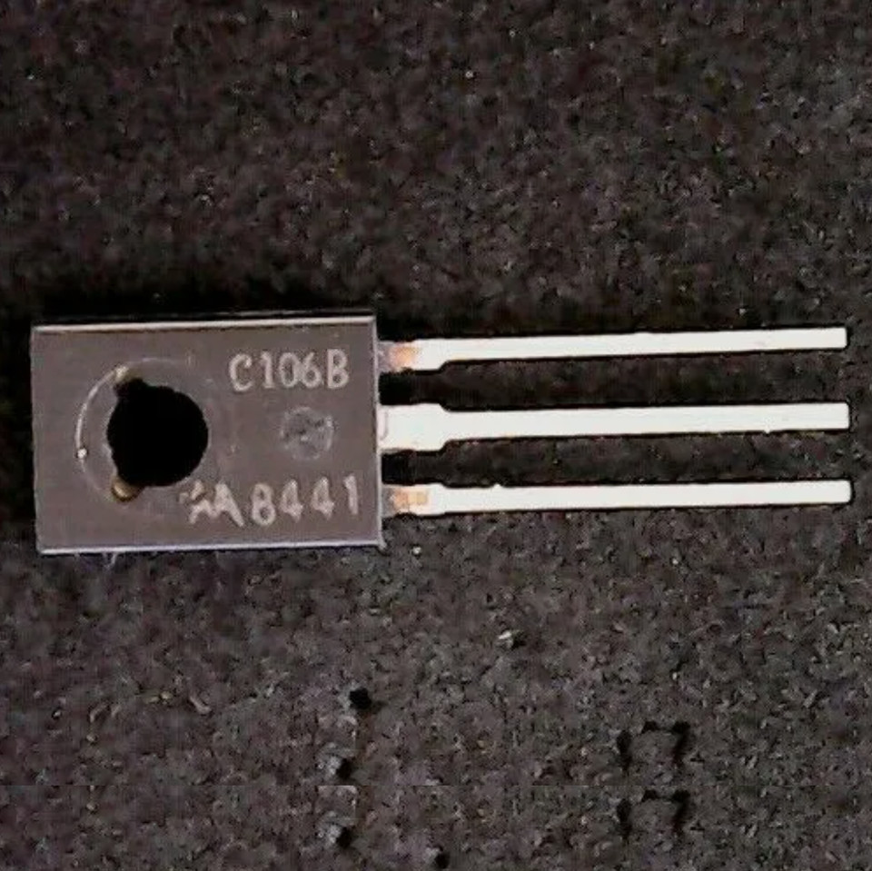 1PCS SCR MOTOROLA/ON(ONSEMI)/LITTELFUSE TO-126(TO-225AA) C106B C106BG 2SC106B | eBay