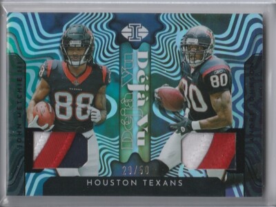 JOHN METCHIE II, ANDRE JOHNSON 2022 Panini Illusions 29/50 PATCH ...