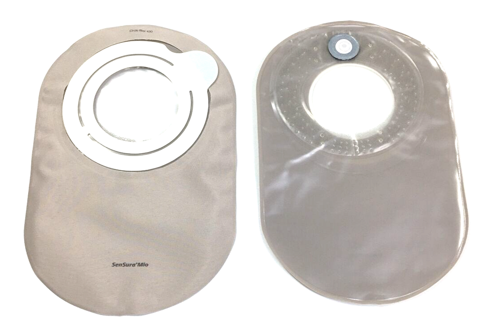 60 Coloplast 12216 Mio 2Pc Flex Ostomy Pouches Red | eBay