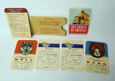 Boy Scouts Membership Rank Cards Baton Rouge Louisiana Vintage 1959 BSA ...