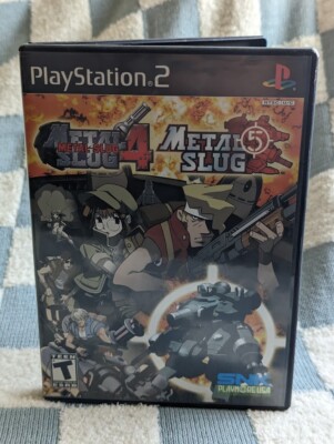 Metal Slug 4 & Metal Slug 5 Playstation 2 PS2 Game Tested Works Great ...