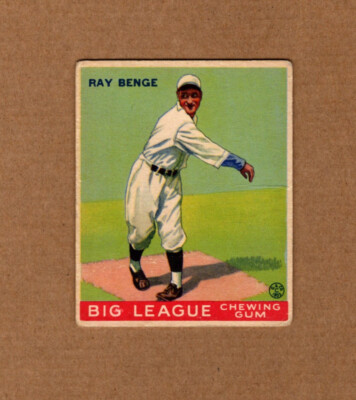 1933 Goudey #141 Ray Benge 2007 Goudey Buyback Card (MB) | eBay