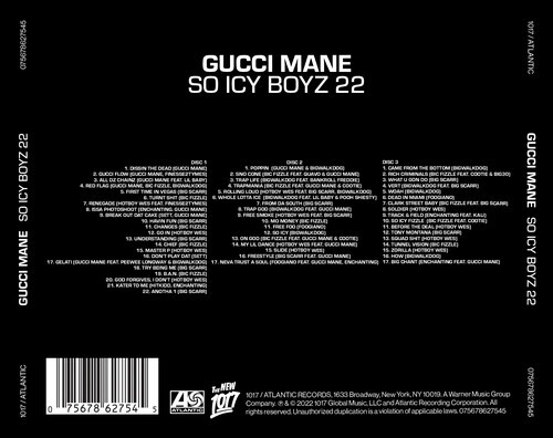 So Icy Boyz 22 by Gucci Mane (CD, 2022) for sale online | eBay