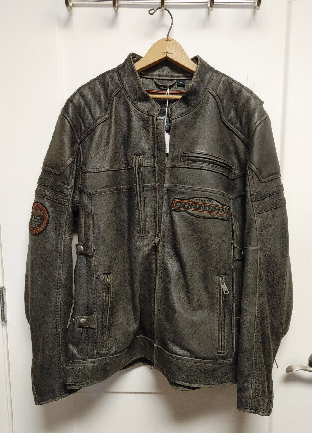 Harley leather riders jacket - Gem