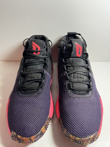 ADIDAS DAME 5 HARLEM RENAISSANCE BASKETBALL TRAINERS SIZE 9 UK BLACK ...