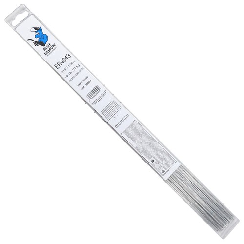 Blue Demon, 1/16in. X 18in. Aluminum Tig rod, Diameter 1/16 in, Length ...