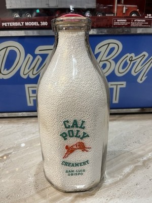 Cal Poly Creamery Milk Bottle San Luis Obispo California | eBay