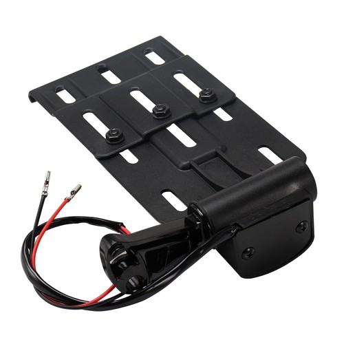Motorcycle License Plate Holder,Side Mount Bracket with LED Light ...