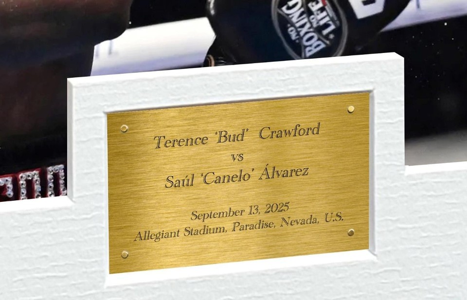 Signed Terence Crawford Canelo Photo Photograph Autograph Signed ...