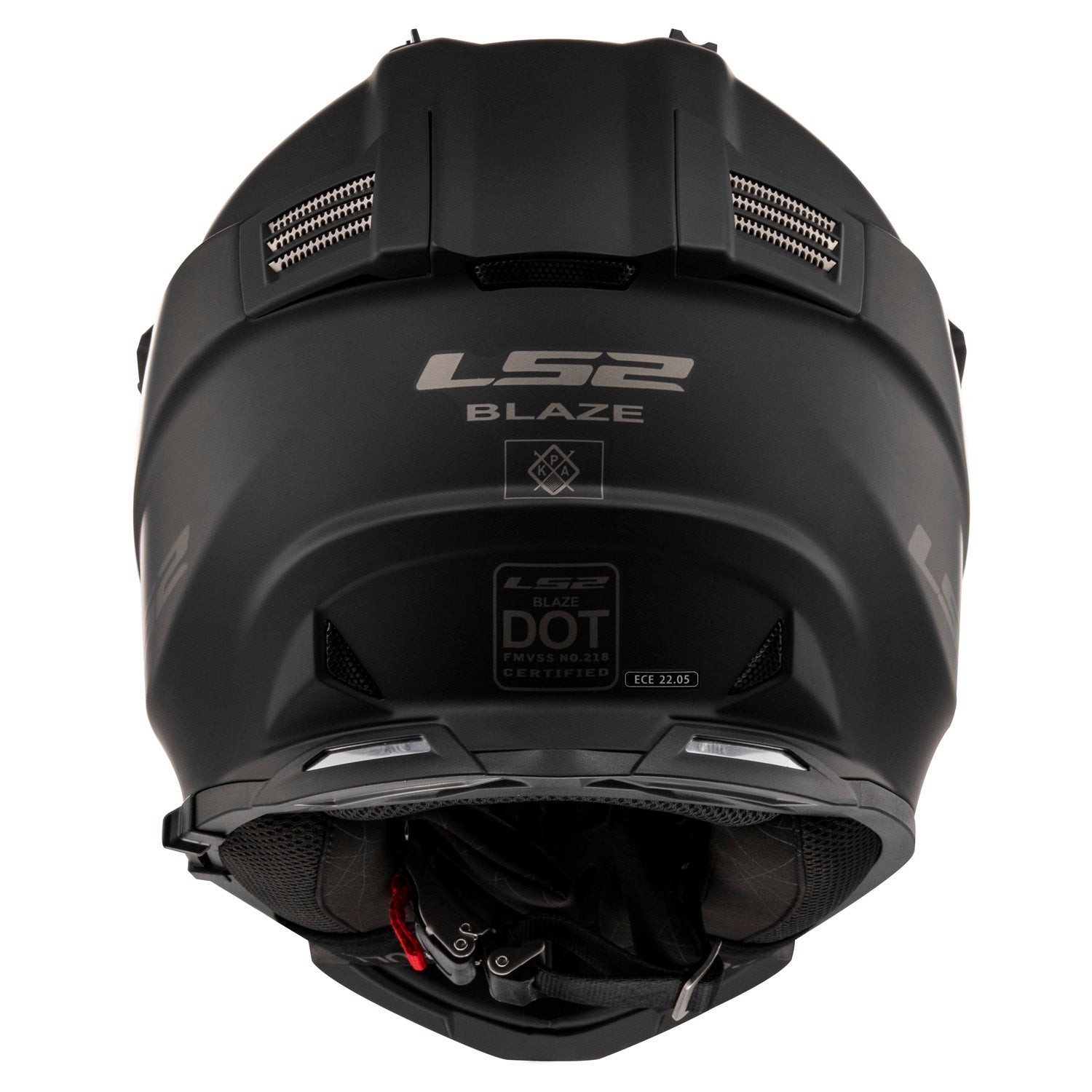 LS2 Blaze Adventure Motorcycle Helmet Solid Matte Black 2XL XXL | eBay