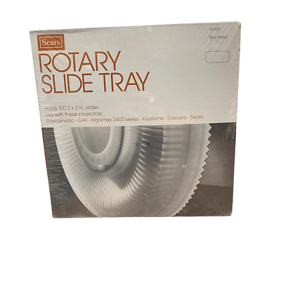 Sears Rotary Slide Tray 39902 Holds 100 2 X 2 In Slides Anscomatic ...