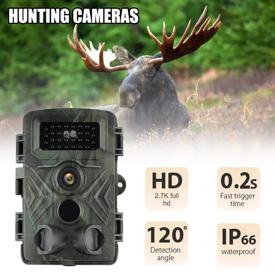 1080P HD Night Vision Outdoor Motion Hunting Cam 58MP Wildlife Trail ...