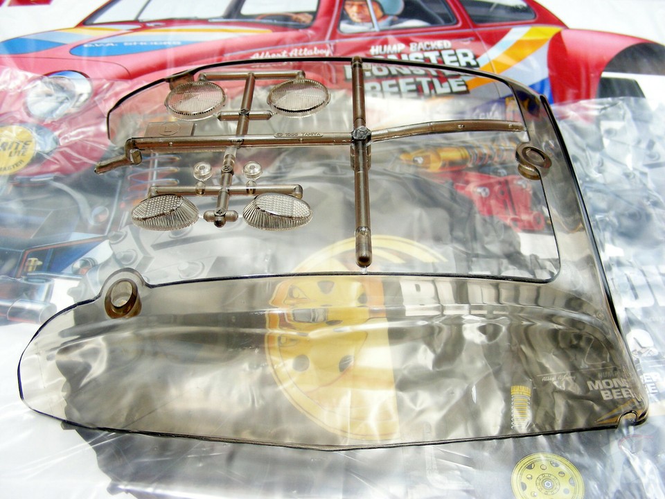 Genuine Tamiya Monster Beetle 2015 Window Windshield Lens L-Parts Fits ...