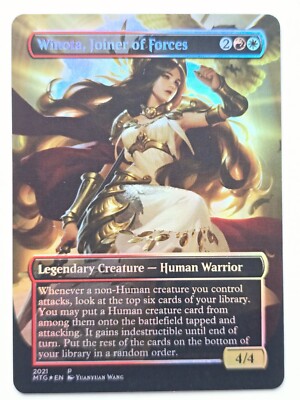 Waifu style Winota, Joiner of Forces 02 Foil-Altered Art Custom MTG ...