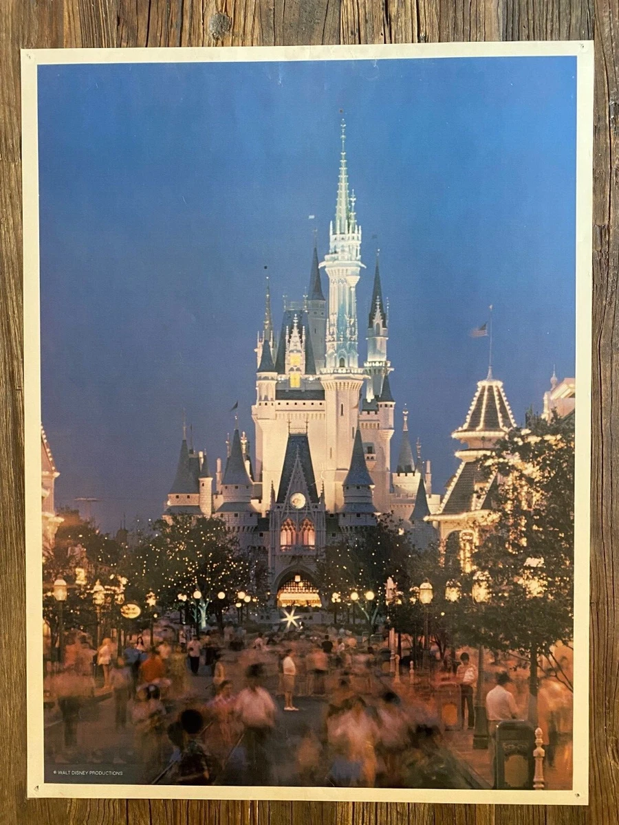 Vintage Disney Castle Posters