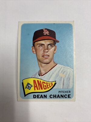 1965 Topps Baseball Dean Chance Los Angeles Angels Card #140 | eBay