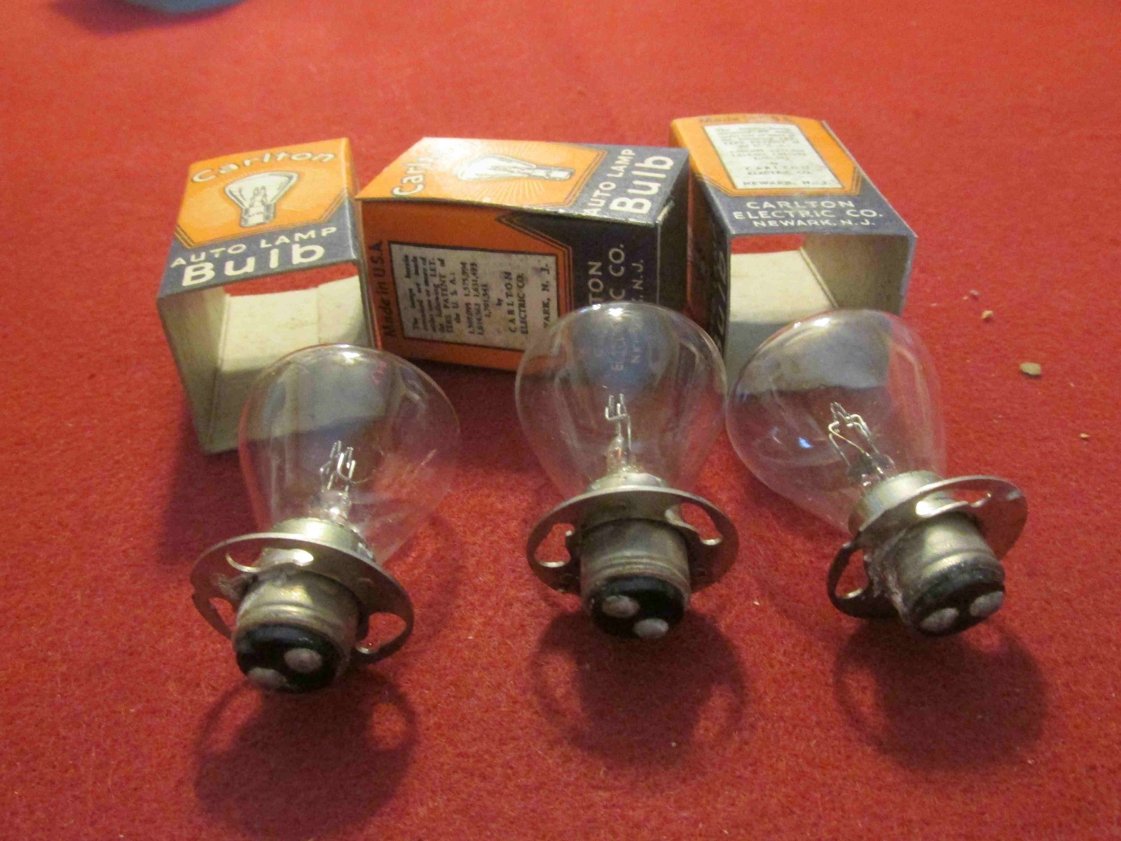 1934-1939 Cadillac & LaSalle THREE Headlight Bulbs: #2330: 1935-1936 ...