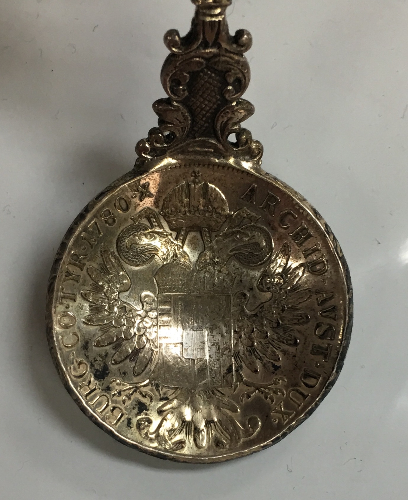 BEAUTIFUL AUSTRIAN DECORATIVE SILVER SPOON | eBay