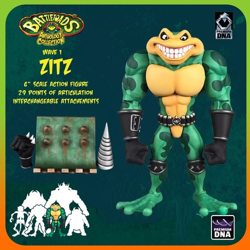 Megalopolis PremiumDNA Battletoads Zitz H6inch Action Figure | eBay