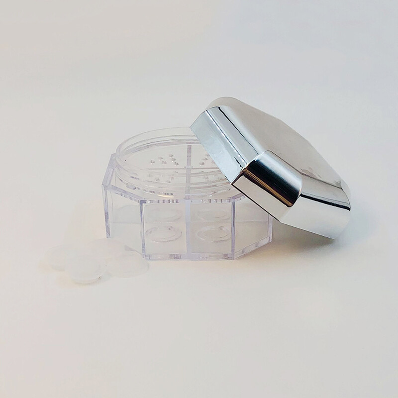 Powder Box Empty Box DIY Grid Sifter Packing Container Powdery Box ...