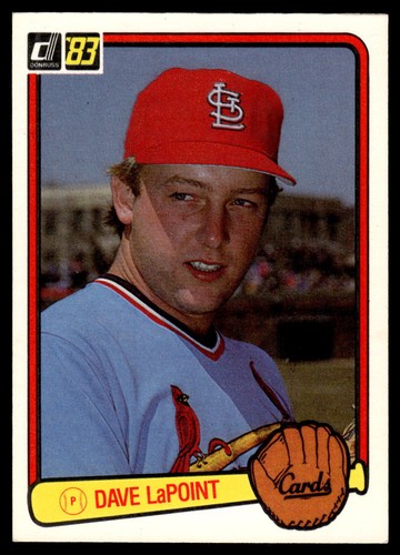 1983 Donruss #544 Dave LaPoint | eBay