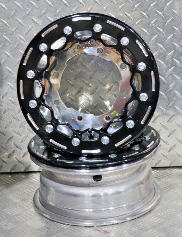 HONDA YAMAHA BANSHEE RAPTOR YFZ TRX BEADLOCKS ATV FRONT REAR POLISHED ...