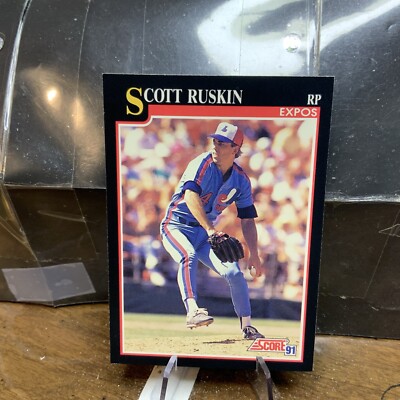 1991 Score Montreal Expos Baseball Card #799 Scott Ruskin | eBay