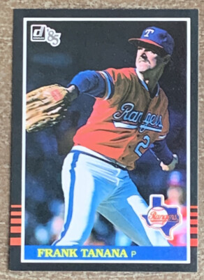 1985 Donruss Texas Rangers Frank Tanana #220 | eBay