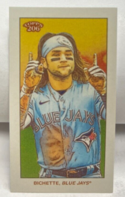 Bo Bichette 2022 Topps 206 Wave 1/2 Unannounced Image Variation Mini SP ...