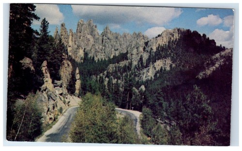 Needles Drive Custer State Park South Dakota Vintage Postcard Unposted ...
