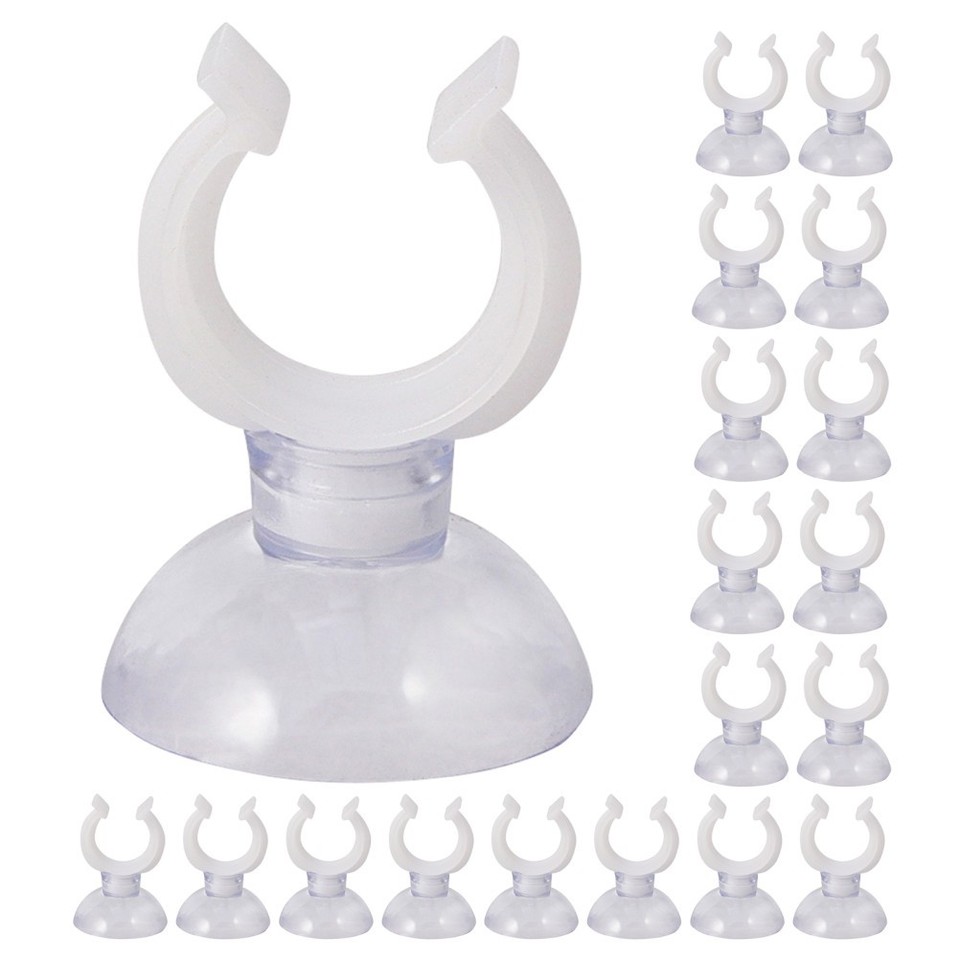 50pcs Aquarium Heater Suction Cups Suckers With Clips Standard Heating ...