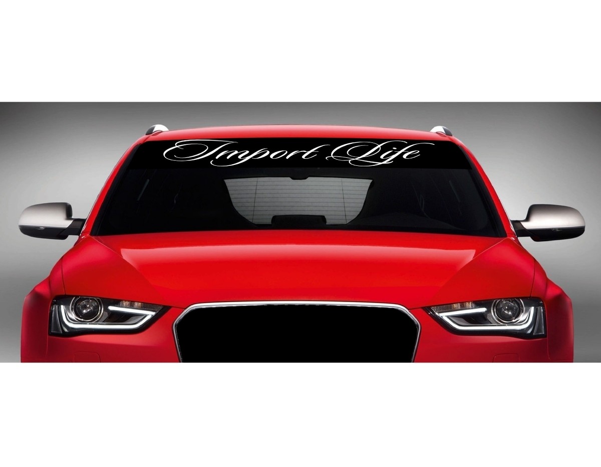 Import Car Stickers Pata Car Glass Sticker | Daraz.com.bd