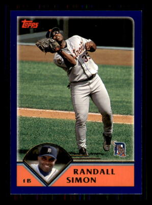2003 Baseball Topps Randall Simon Detroit Tigers #119 | eBay