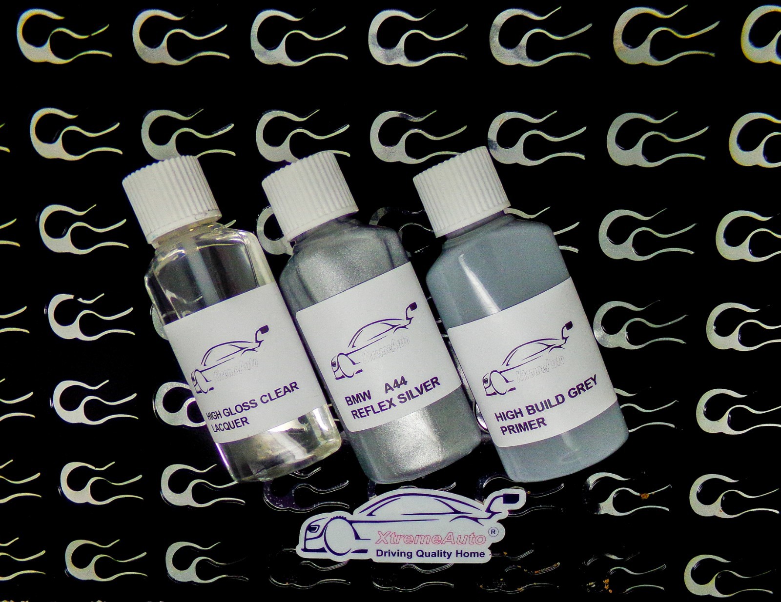 For Audi REFLEX SILVER A44 ALLOY WHEEL TOUCH UP PAINT 30ML CURB SCRATCH ...