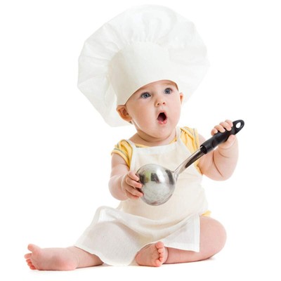 Newborn Baby Chef Costume Apron and Hat Photography Prop Boys 0-6 ...