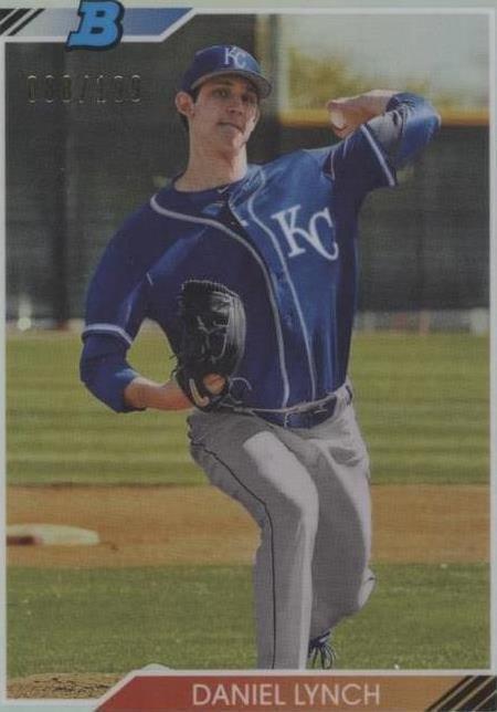 2020 Bowman Heritage - Chrome Prospects Daniel Lynch #92CP-DL Refractor ...