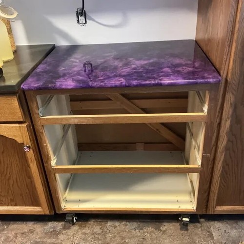 Amethyst Stone Console Counter Slab Top, Purple Quartz Stone Countertop ...