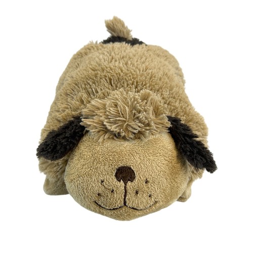 Pillow Pets Pee-Wees Brown Dog Pillow Stuffed Animal Toy | eBay