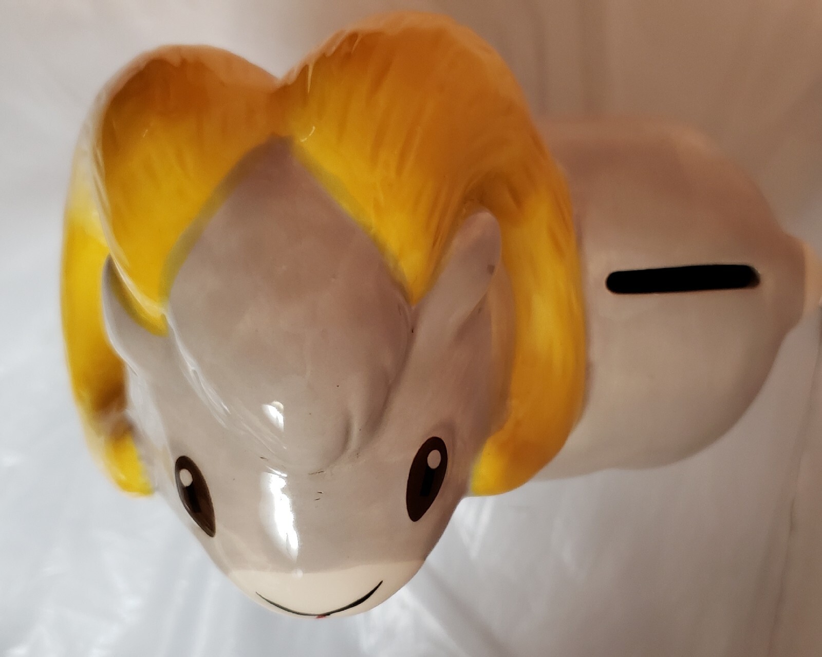 Wells Fargo Coin Bank 2015 Year of the Ram Ceramic 7X7X4" Chinese New ...