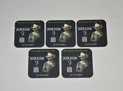 Jason Aldean - 9 Country Music Album Release Promo Drink Coasters (5 ...