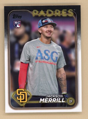 Jackson Merrill - 2024 Topps Update #ASG-49 All Star Game Rookie Padres ...