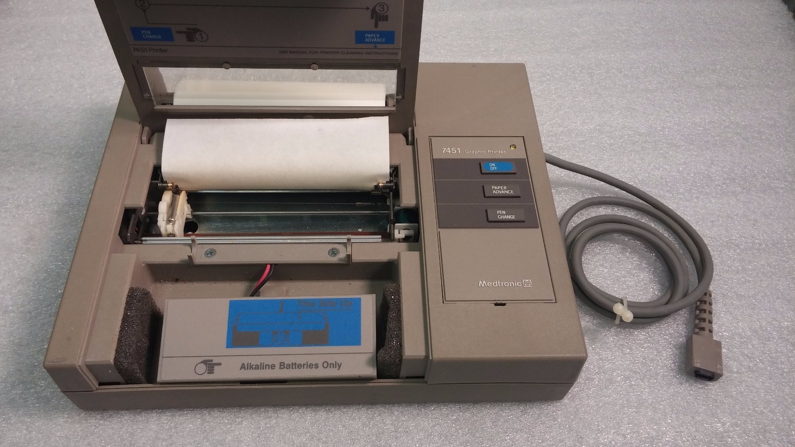 Medtronic 7432 Nuro Programmer w/ Plotter RF Head 2 Cartridges. | eBay