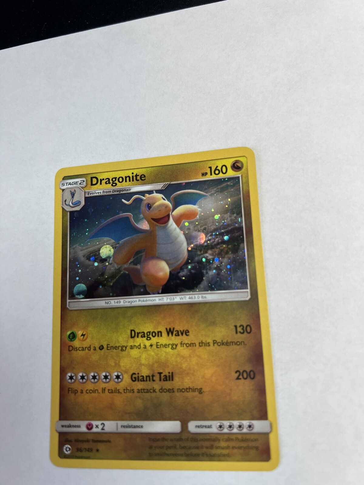 Dragonite 96/149 Cosmos Holographic Promo 2017 Sun Moon Pokemon TCG | eBay