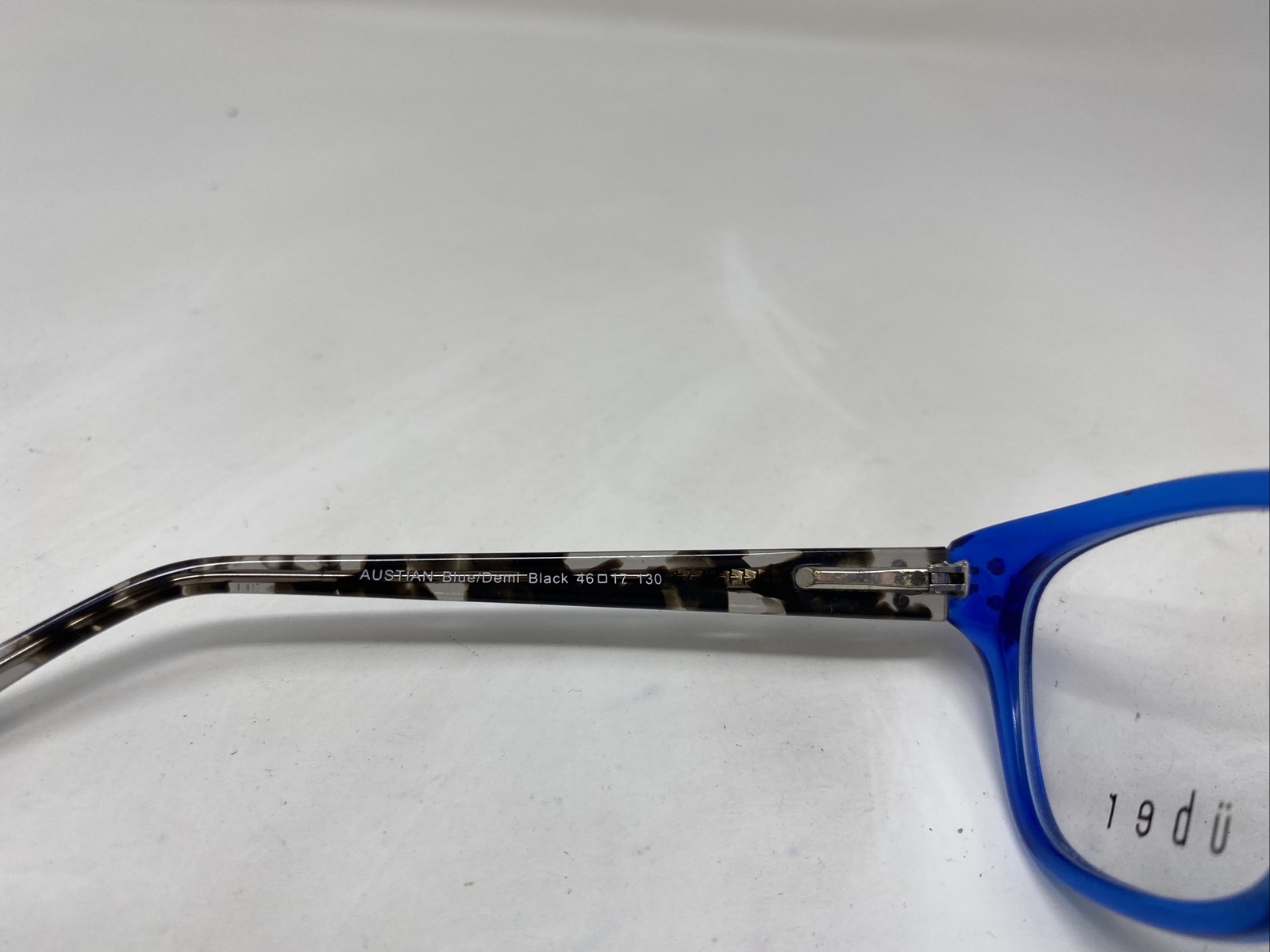 Über AUSTIAN Blue/Demi Black 46-17-130 Plastic Full Rim Eyeglasses ...