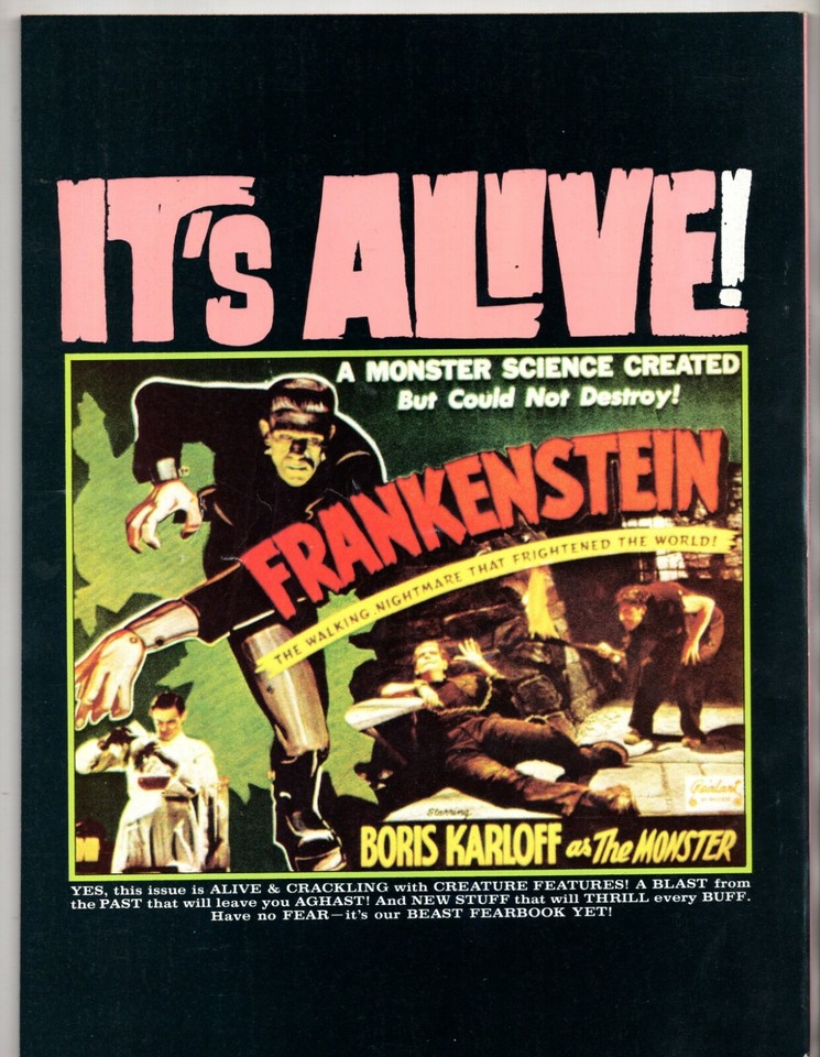 FAMOUS MONSTERS OF FILMLAND #129 1976 HIGH GRADE Warren Ackerman MOVIE ...