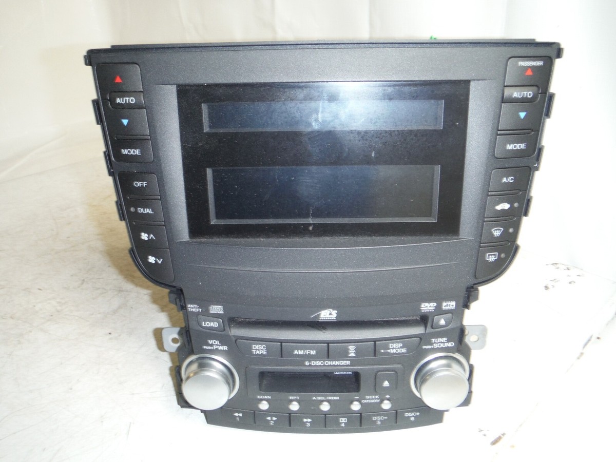 2005 Acura Tl Stereo Pre Owned 04 05 06 Acura TL AM FM CD DVD Cassette
