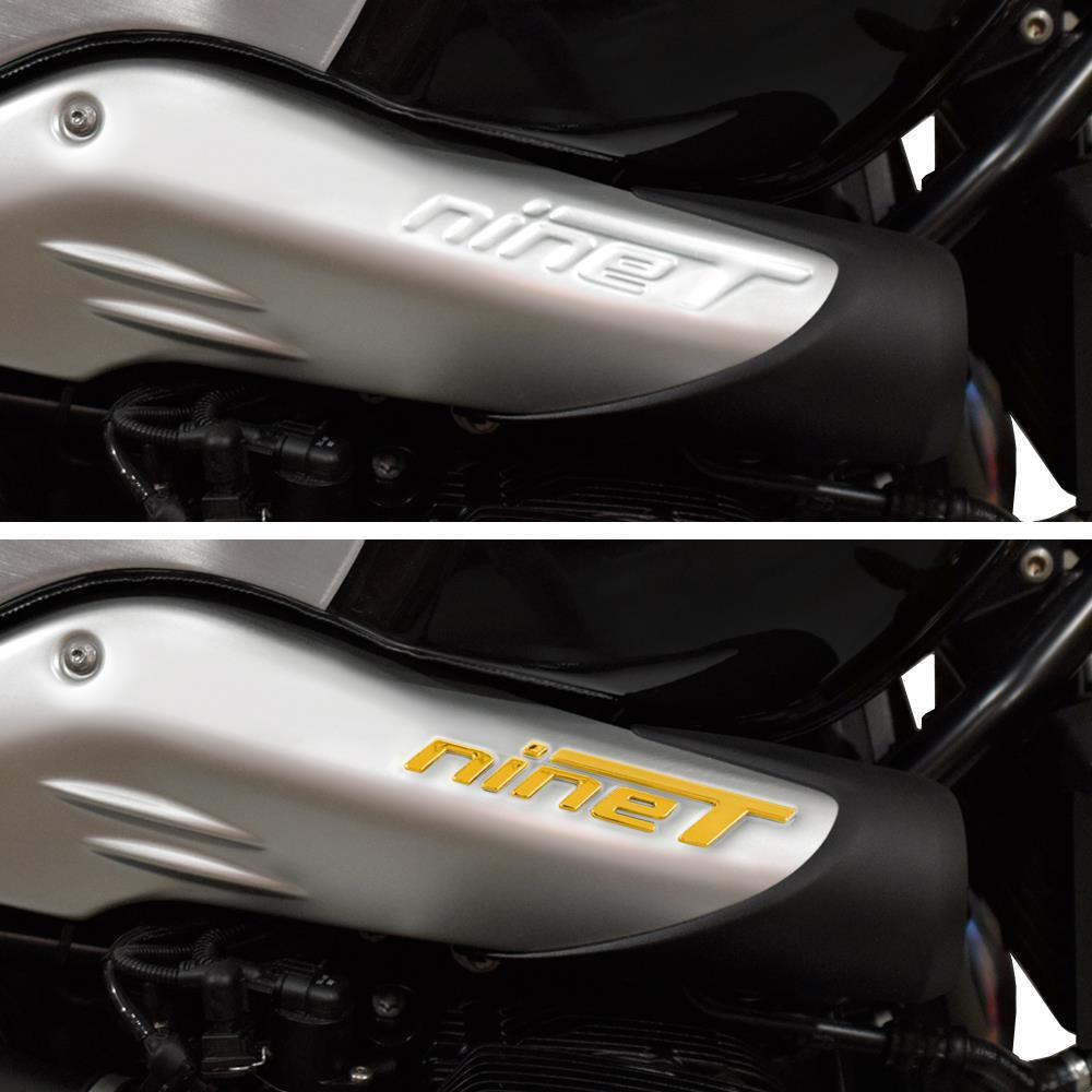 Aufkleber für BMW R9T R nine T Gel Sticker Logo Schriftzug Gold | eBay