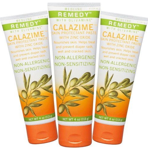 Olivamine Calazime-Skin Protectant, 4oz, 3pk.Soothes Irritated Skin ...